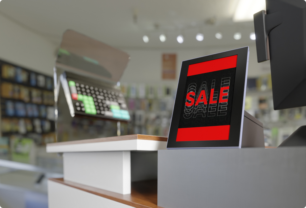 Newton Dual – Elevate Retail with Dynamic Dual-Screen Innovation