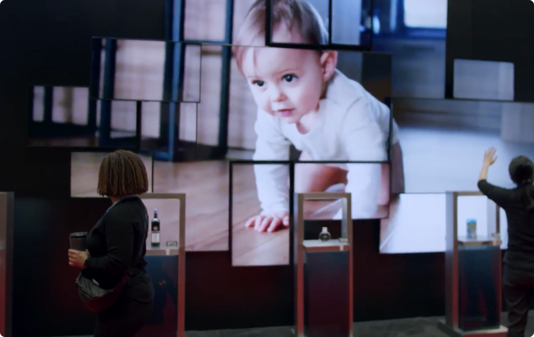 Newton Play Retail solution designed to create interactive experiences